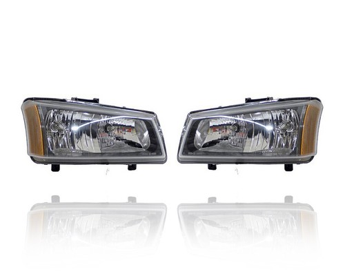 Headlight For 05-07 Silverado Avlch Left+RightW/OBodyClad-CAPA 10396912 ...