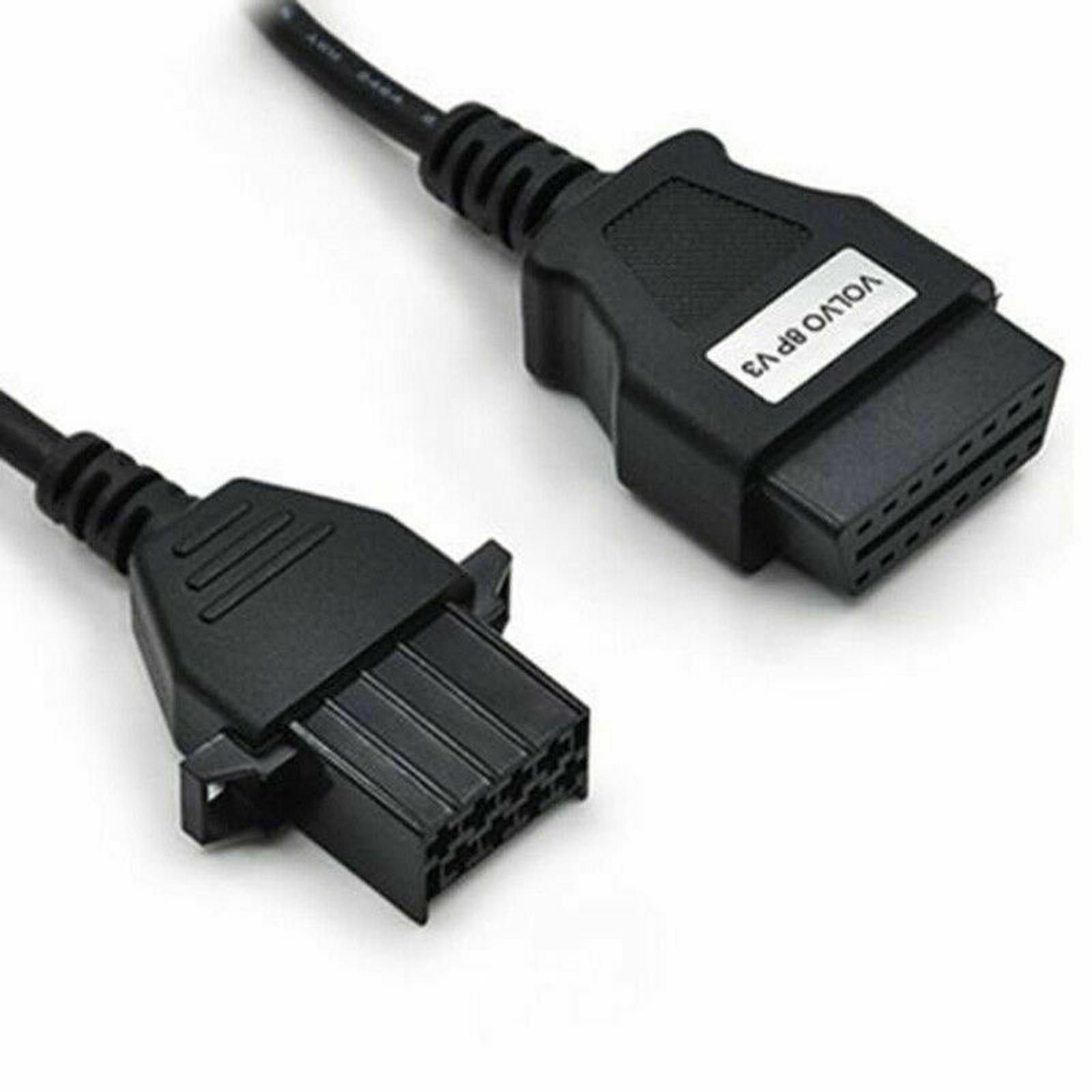 8Pcs Durable Full Set Truck Cables OBD2 Diagnostic OBDII Adapter Tool ...