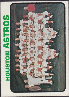 1973 TOPPS BASEBALL HOUSTON ASTROS TEAM #158 EX+ *55309 | eBay