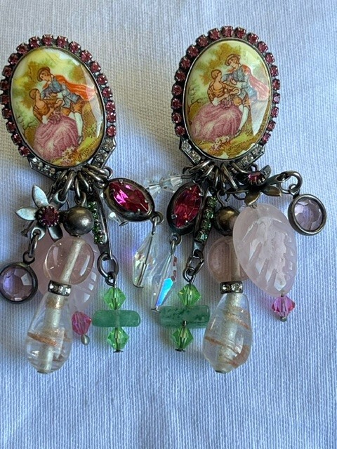 SORRELLI VINTAGE STATEMENT EARRINGS - Gem