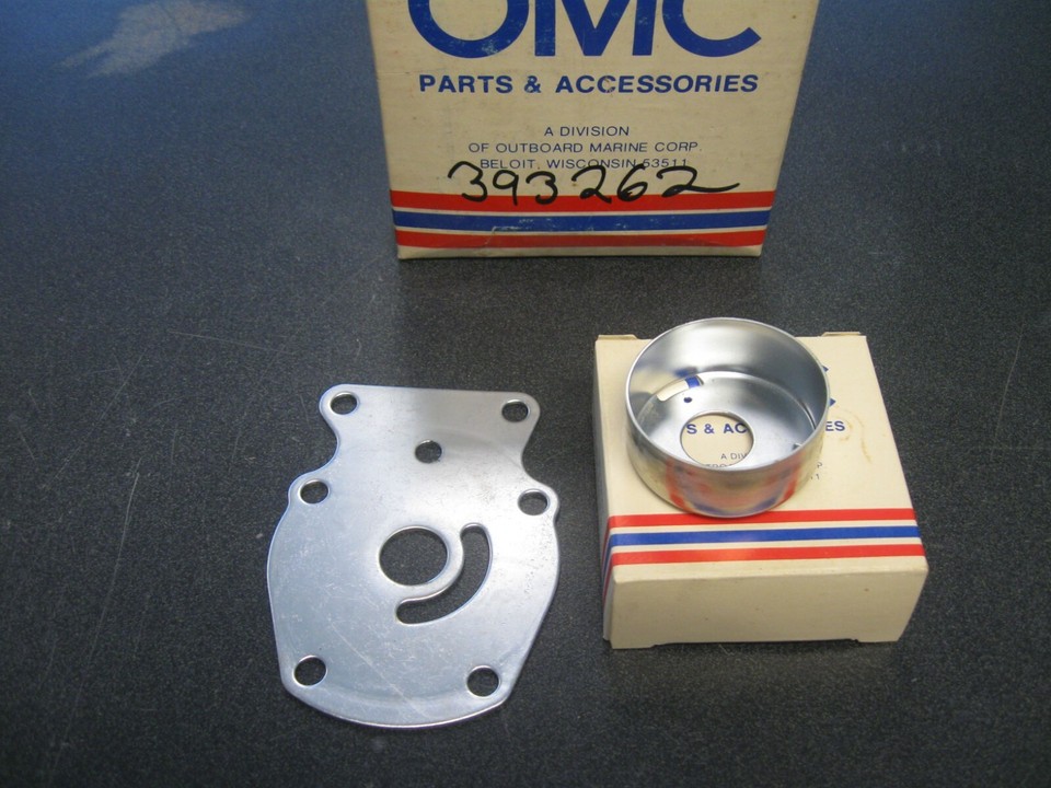 JOHNSON EVINRUDE OMC IMPELLER PLATE KIT 0393262 JO116 | eBay