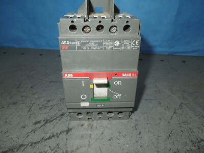 ABB SACE S1 S1N 50A 3P 277/480V Circuit Breaker Used | eBay