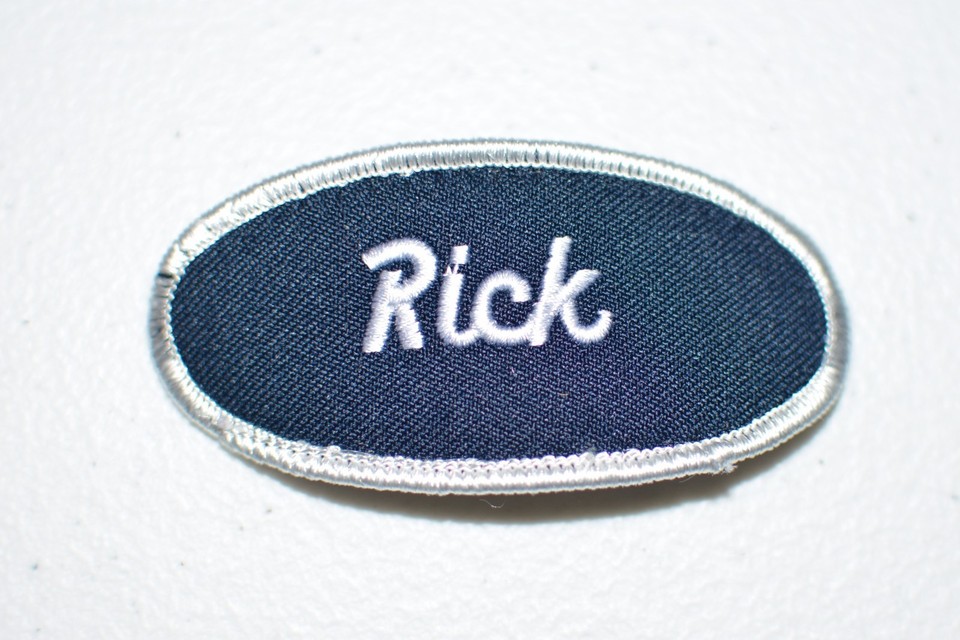 Embroidered Name Tag Patch for Work Shirt Jacket Uniform Sales Mechanic ...