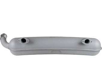 Porsche Grey Painted Exhaust Muffler - Rear - 911 73-83 911-111-025-01G ...