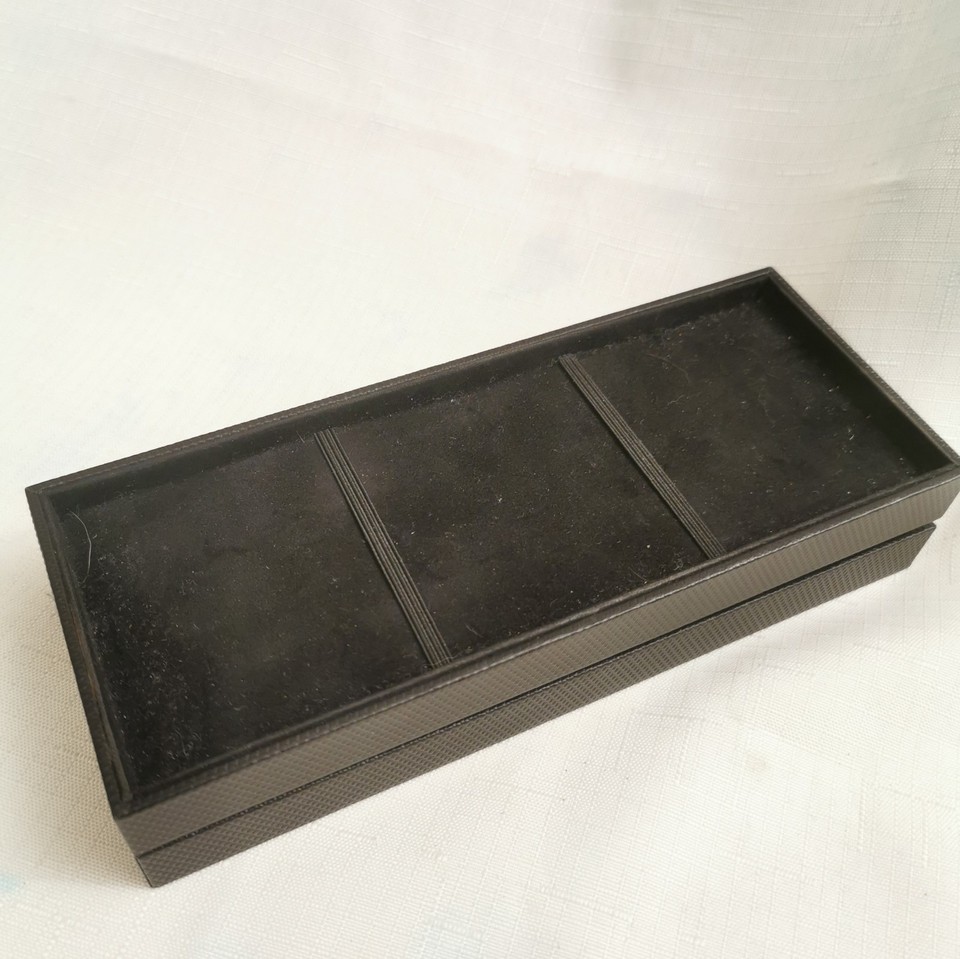 Dunhill Ballpoint Pen Sentryman Black Resin Silver Trim with Case ...