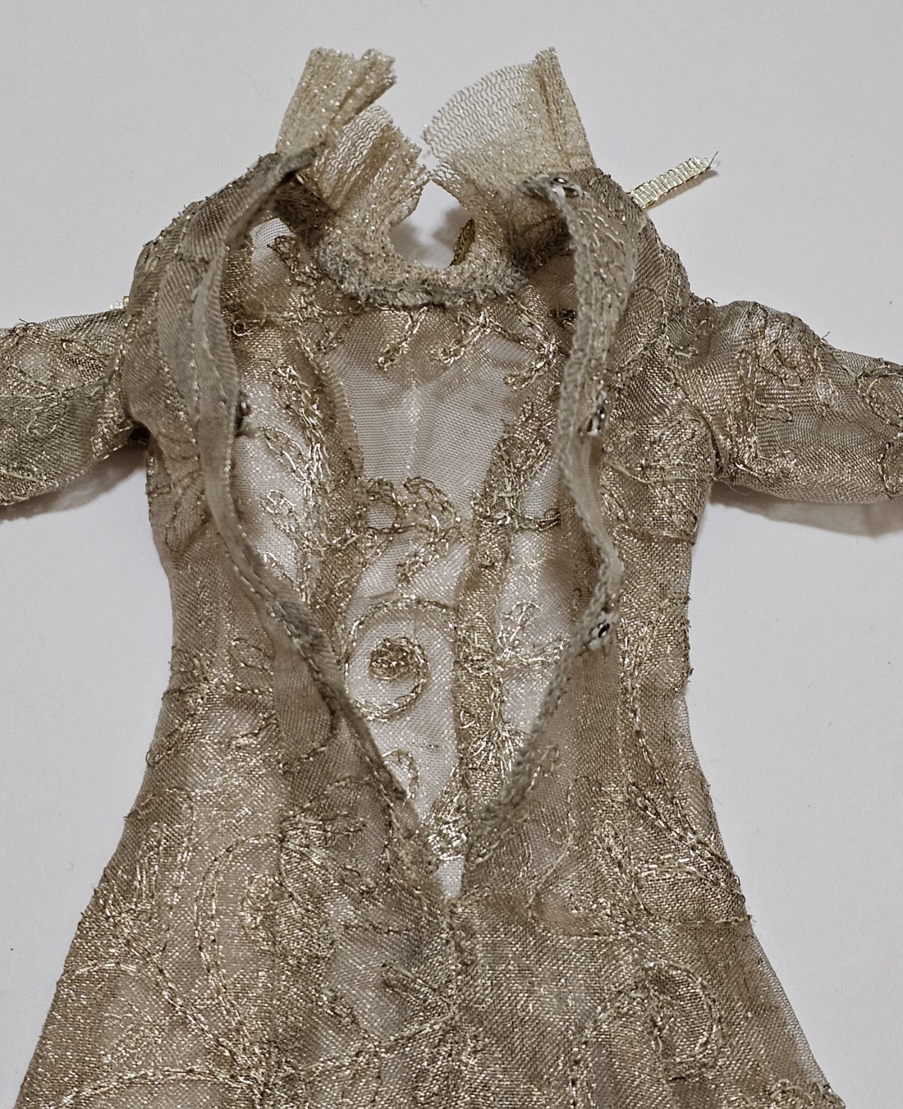 Tonner Ellowyne Wilde 16" Doll Gold Lingering Doubt Dress Outfit Only ...