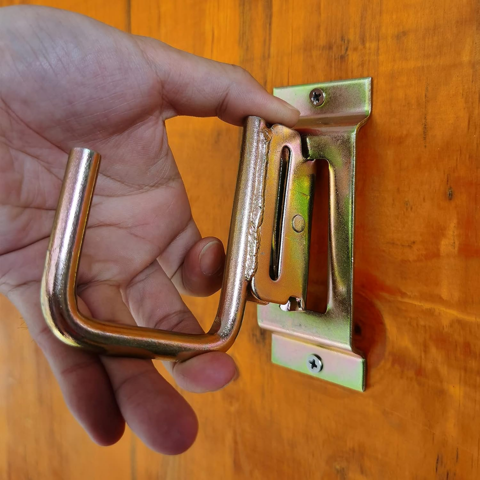 10 Pack E-Track Steel J-Hooks, Tie-Down Accessories W/ E-Track Spring ...