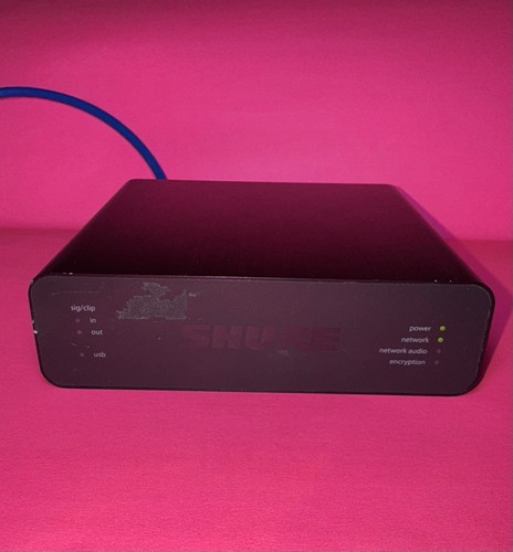 Shure ANIUSB-MATRIX Audio Network Interface USB & ANALOG I/O Dante PoE ...
