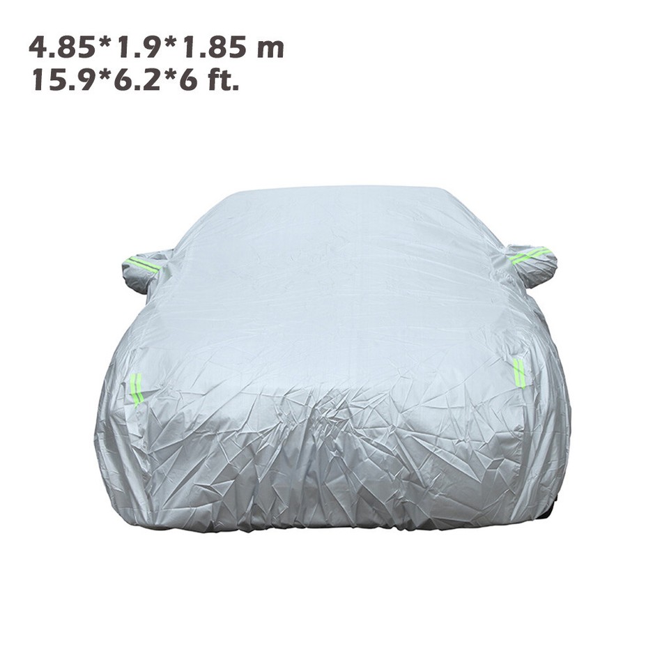 Waterproof Car Cover Outdoor UV Snow Dust Rain Resistant All Weather ...