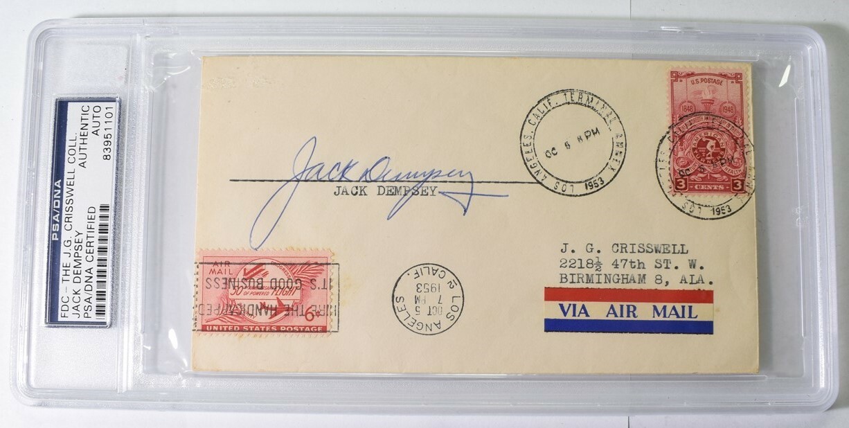 Jack Dempsey Autographed Memorabilia | Signed Photo, Jersey ...