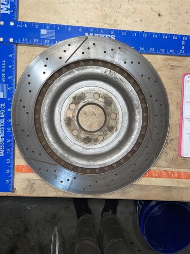 2017 MERCEDES C-CLASS C63 C205 AMG REAR BRAKE ROTOR OEM LEFT RIGHT ...