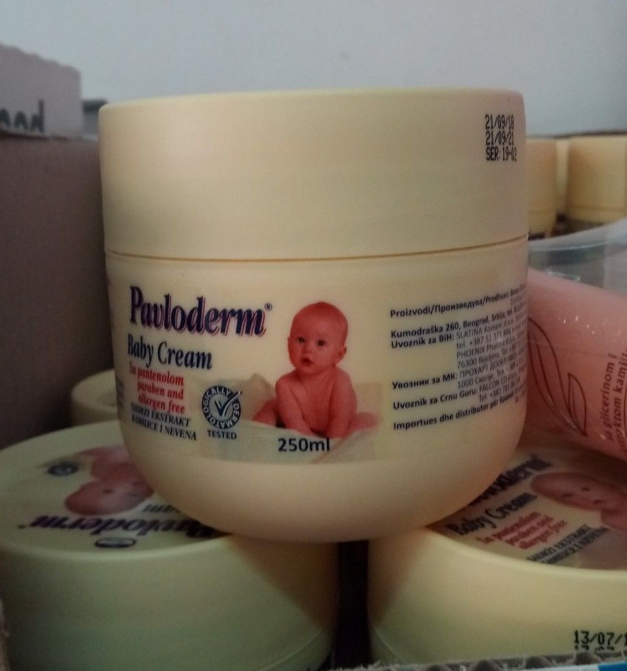 PAVLODERM Baby cream, puder,milk, with neven & d-panthenol BONES ...