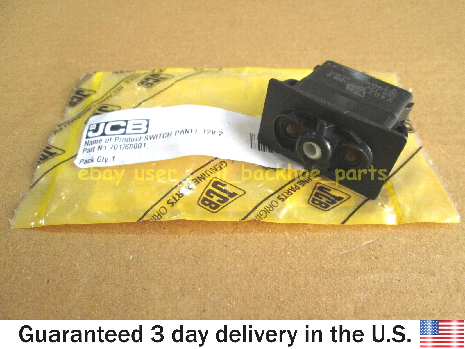 JCB BACKHOE - GENUINE JCB SWITCH 12V (PART NO. 701/60001) | eBay