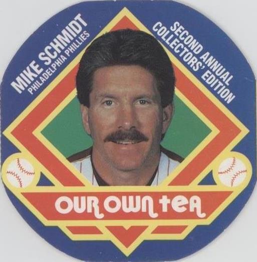 1988 MSA Tea Discs - Mike Schmidt #16 Our Own Tea for sale online | eBay
