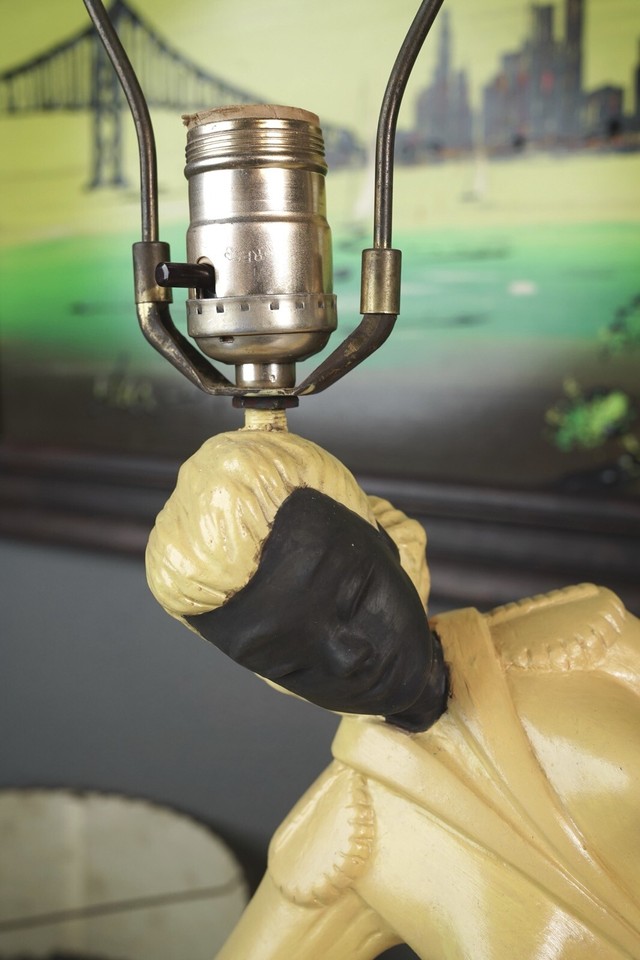 Pair of Mid Century Modern 1950s of Reglor Style Chalkware Flamenco ...