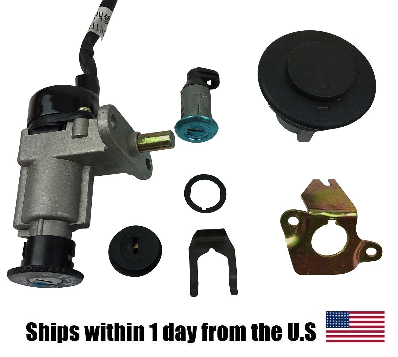 150cc Chinese Scooter Key Ignition Lock Switch Set JONWAY TaoTao ICE ...