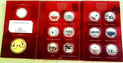 War Poppy Collection by J Hurley Solomon Islands 2020 Coins Folder ...