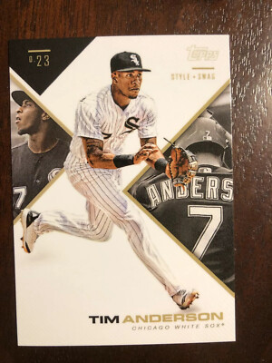 2019 Topps X Fernando Tatis Jr 0.23 STYLE & SWAG TIM ANDERSON | eBay