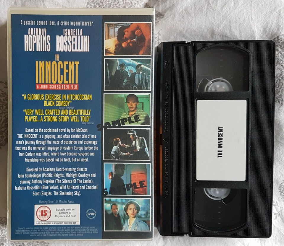 THE INNOCENT (VHS) BIG BOX TIMECODE - Anthony Hopkins + Isabella Rossellini | eBay