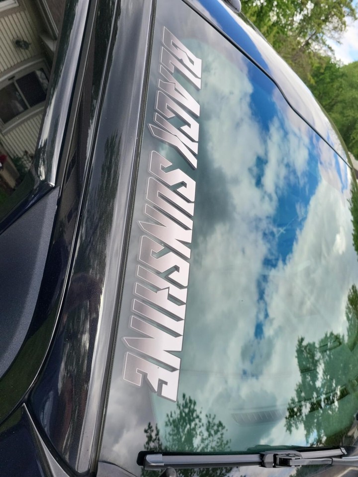 Custom Windshield Decal, Personalized Premium Automotive Vinyl text ...