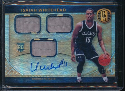 2016/17 PANINI GOLD STANDARD ISAIAH WHITEHEAD RC PATCH AUTO 74/99 | eBay