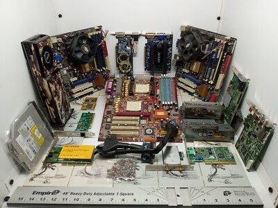 Lot Of (17) RARE ASUS P5QL-VM EPU/CM5570 Motherboard Pack RAM+CPU ...