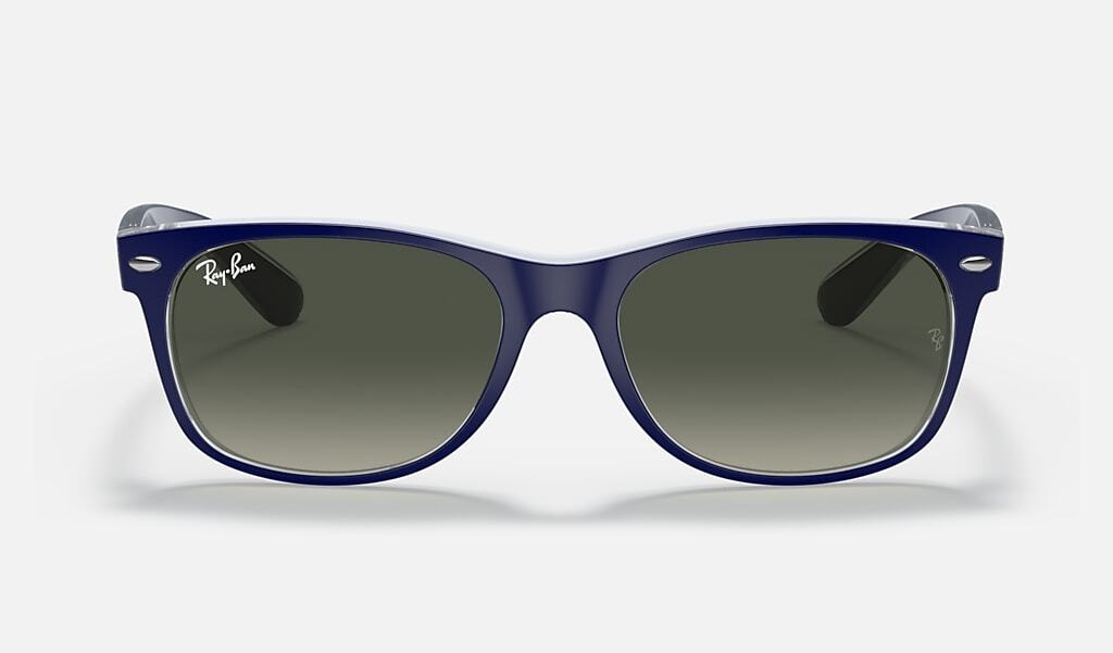Ray-Ban New Wayfarer Color Mix Blue/Grey Gradient 52 mm Sunglasses ...