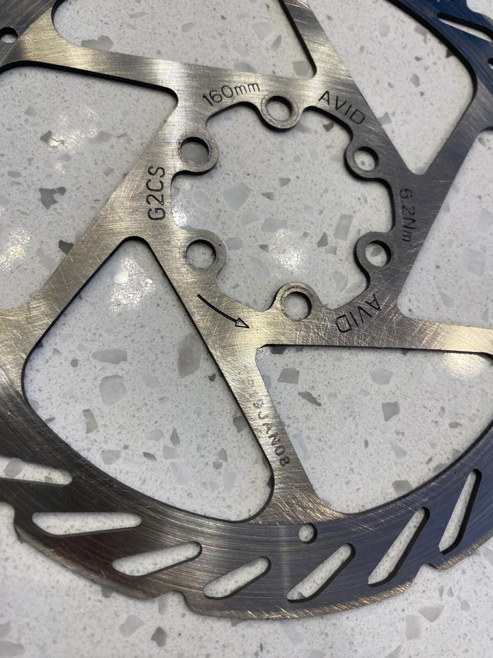 SRAM AVID Disc Brake Rotor 160mm 6 bolt G2CS Clean Sweep BB7 Rotor | eBay