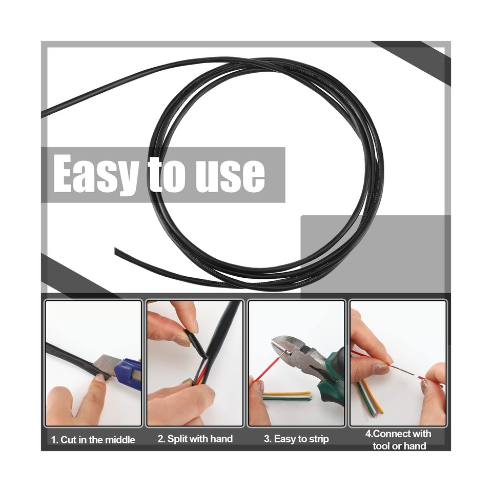 Solid Sprinkler System Wire, 18 Gauge Irrigation Wire with UV Resistant ...