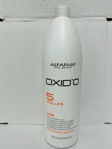 Alfaparf Milano Oxid'o 5 Volume 1.5% Stabilized Peroxide Cream, 33.8 fl ...