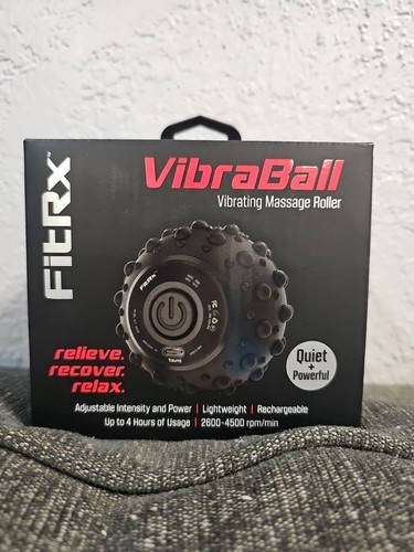 Brand New -FitRx VibraBall Vibrating Massage Roller Ball Rechargeable ...
