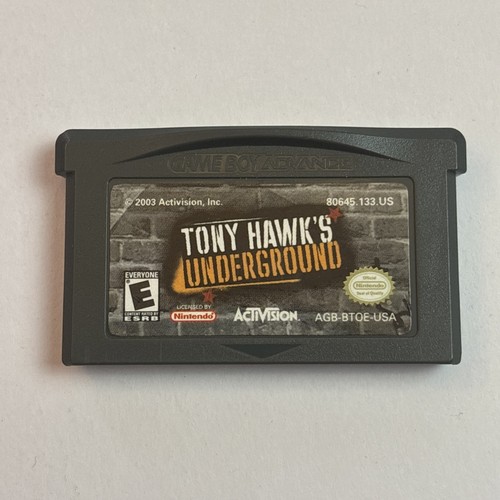 Tony Hawk's Underground Nintendo Game Boy Advance 2003 Tested Cartridge ...