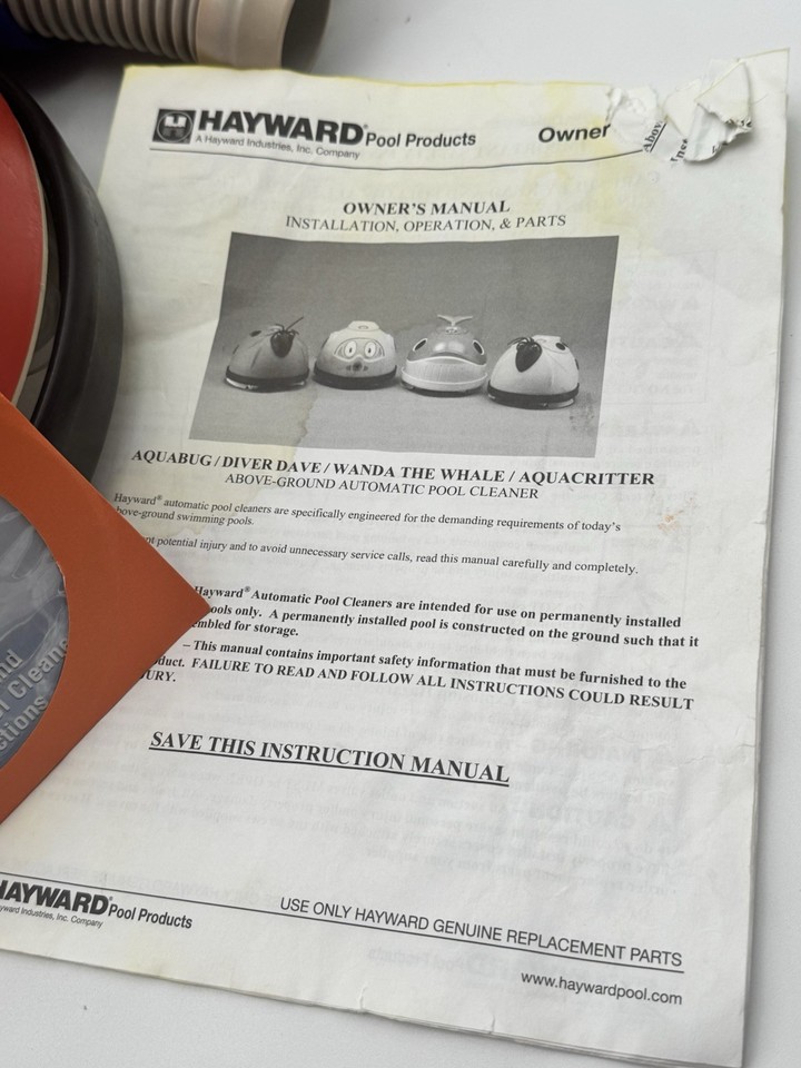 Hayward Aqua Critter Ladybug Above Ground Pool Vacuum Cleaner/With ...