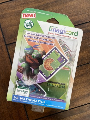 LeapFrog Imagicard Teenage Mutant Ninja Turtles Math Learning Game For ...