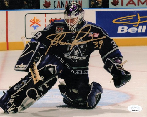 Felix Potvin Signed Autographed 8X10 Photo Kings 2001-02 Pad Save JSA ...