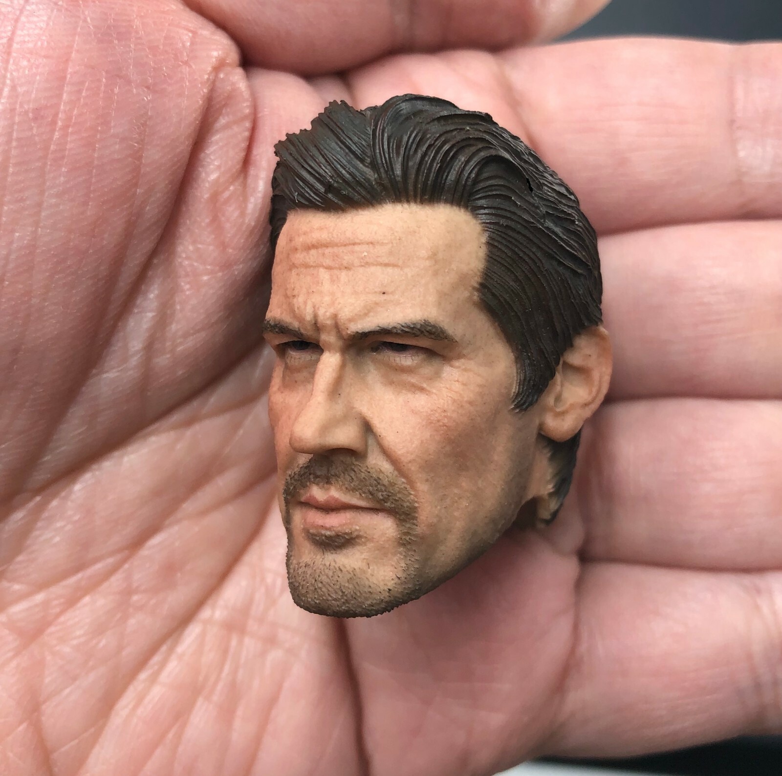 1/6 Josh Brolin male head for phicen hot toys 12" figure deadpool ...