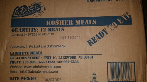 3 x us army Kosher MRE! noch frisch ! | eBay