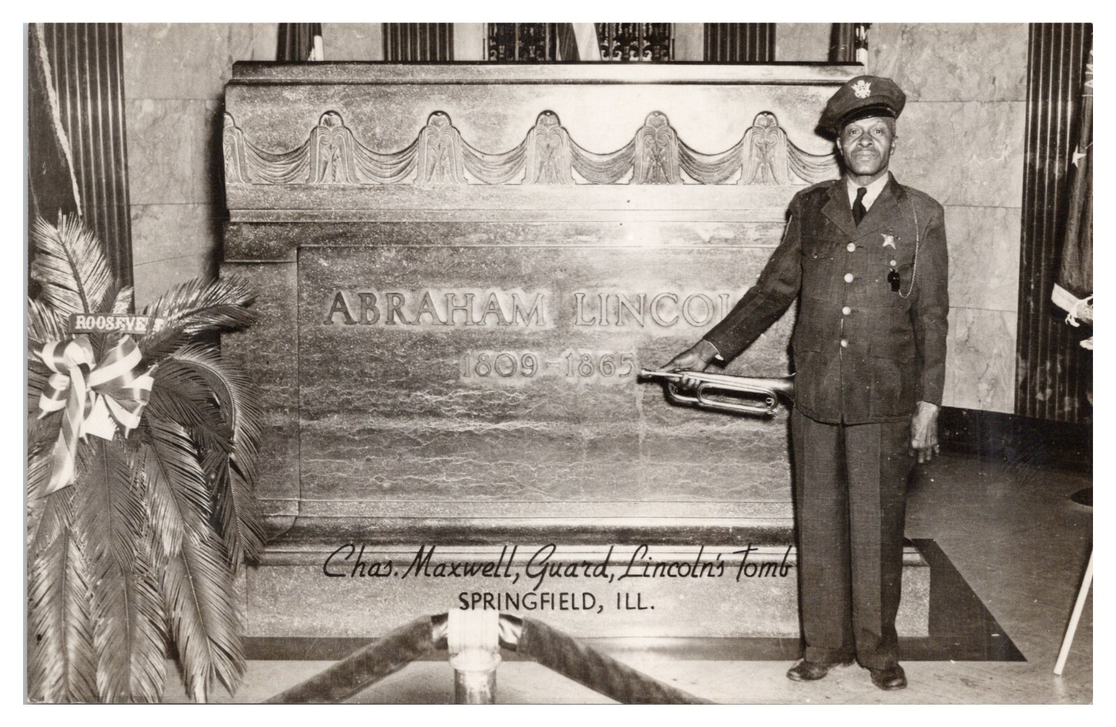 RPPC Springfield Illinois Vintage Postcard Chas. Maxwell, Guard ...