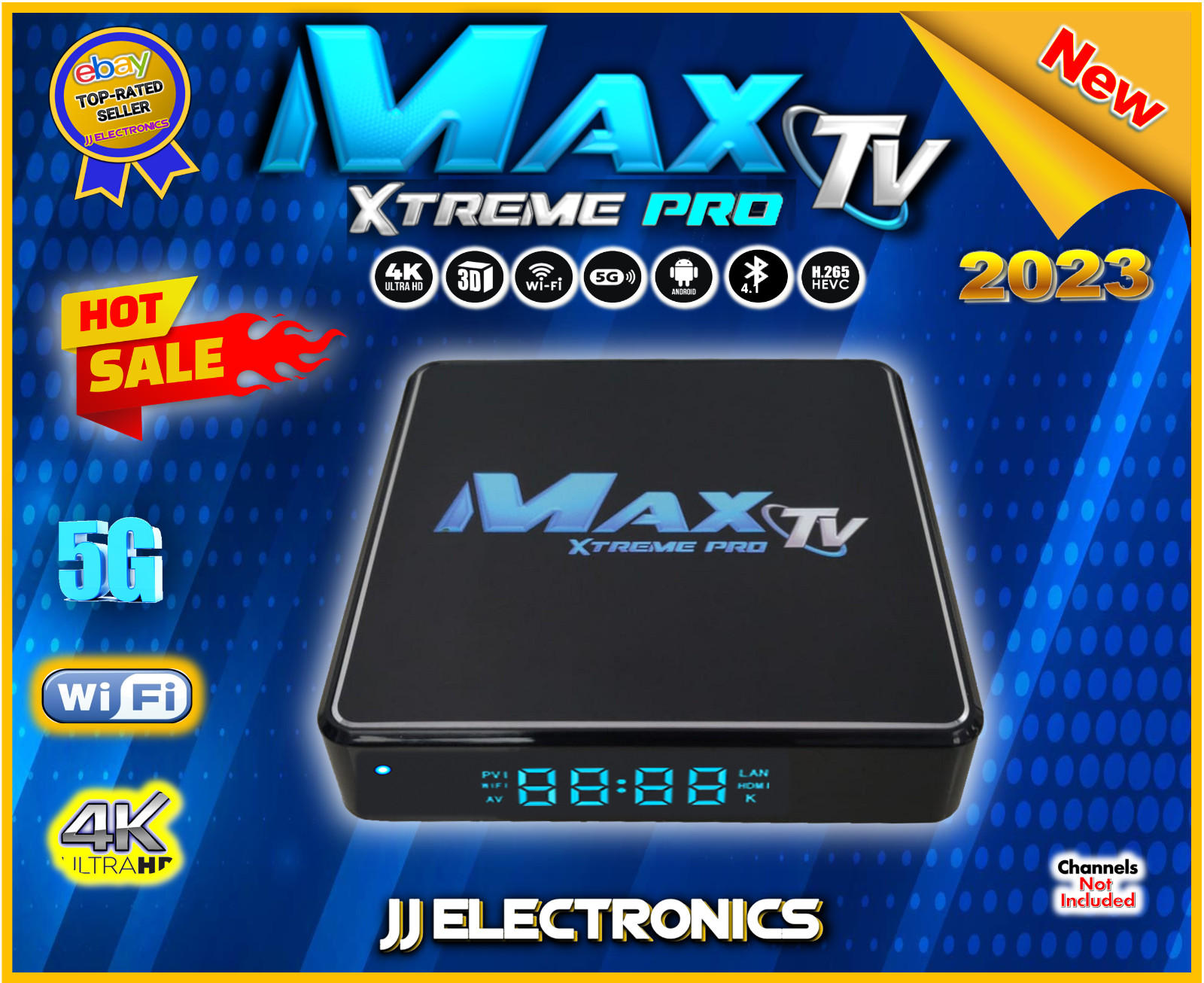 The NEWEST MaxTV Xtreme PRO 5G 2023 4K More Powerful QUADCORE 64BIT ...