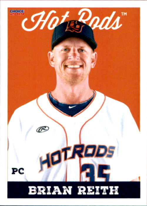 2019 Bowling Green Hot Rods Choice #31 Brian Reith Fort Wayne Indiana ...