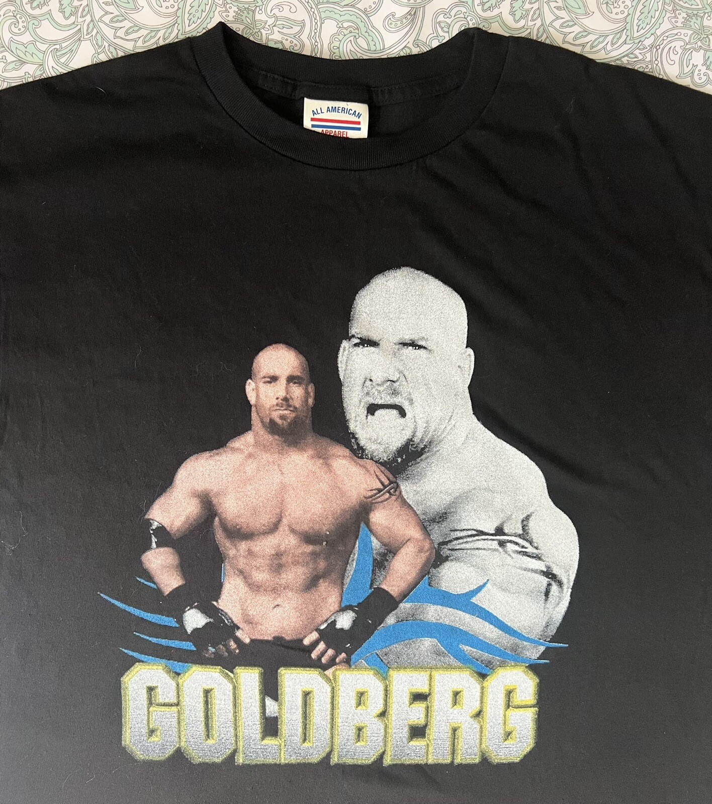 vintage Goldberg WCW Wrestling 1998 t shirt XL - Gem