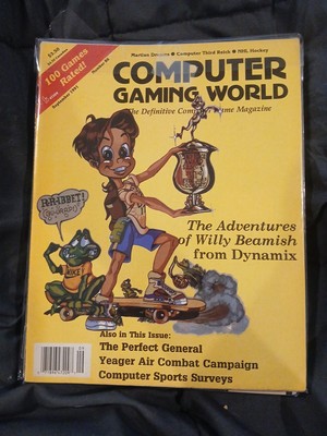 Computer Gaming World Magazine #86 The Adventures Of Willy Beamish ...