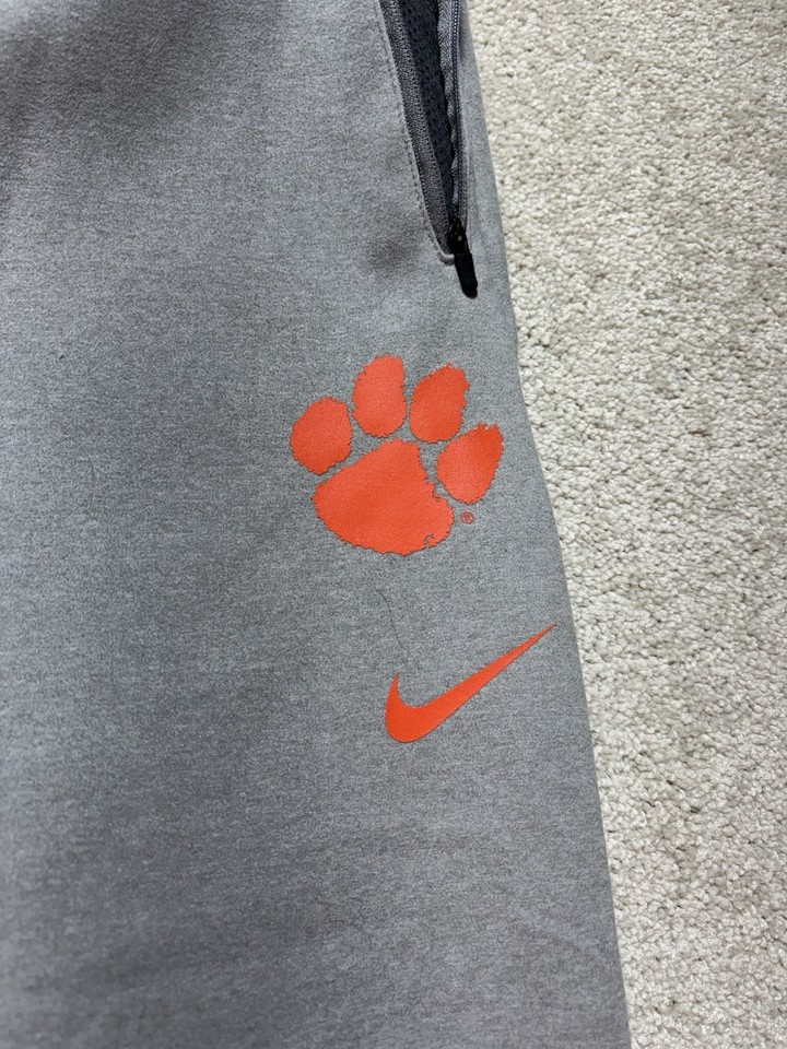 Nike Clemson tiger thick grey joggers sz XXL | eBay
