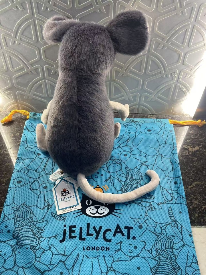 Jellycat Lachlan Sad Rat New Soft Stuffed Toys Gifts With Tags Dust Bag ...