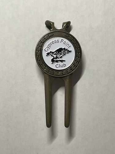 Cypress Point Club Divot Tool & 1" Coin Style Golf Marker - A Beauty ...
