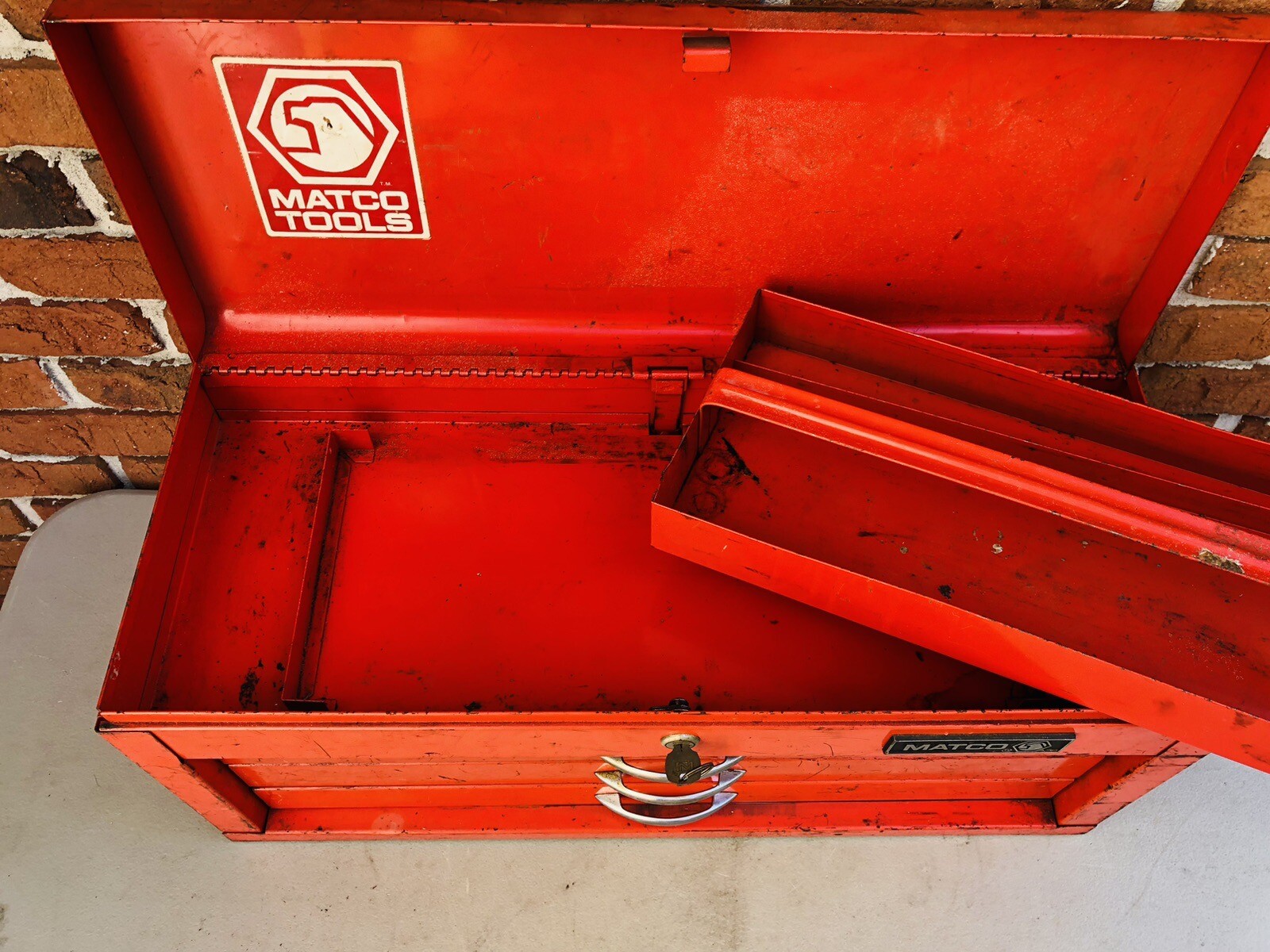 Vintage MATCO Tools 3 Drawer Toolbox with Key | eBay
