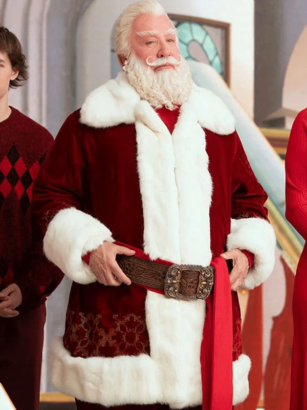 Handmade Tim Allen The Santa Clauses Scott Calvin Santa Claus Coat with ...