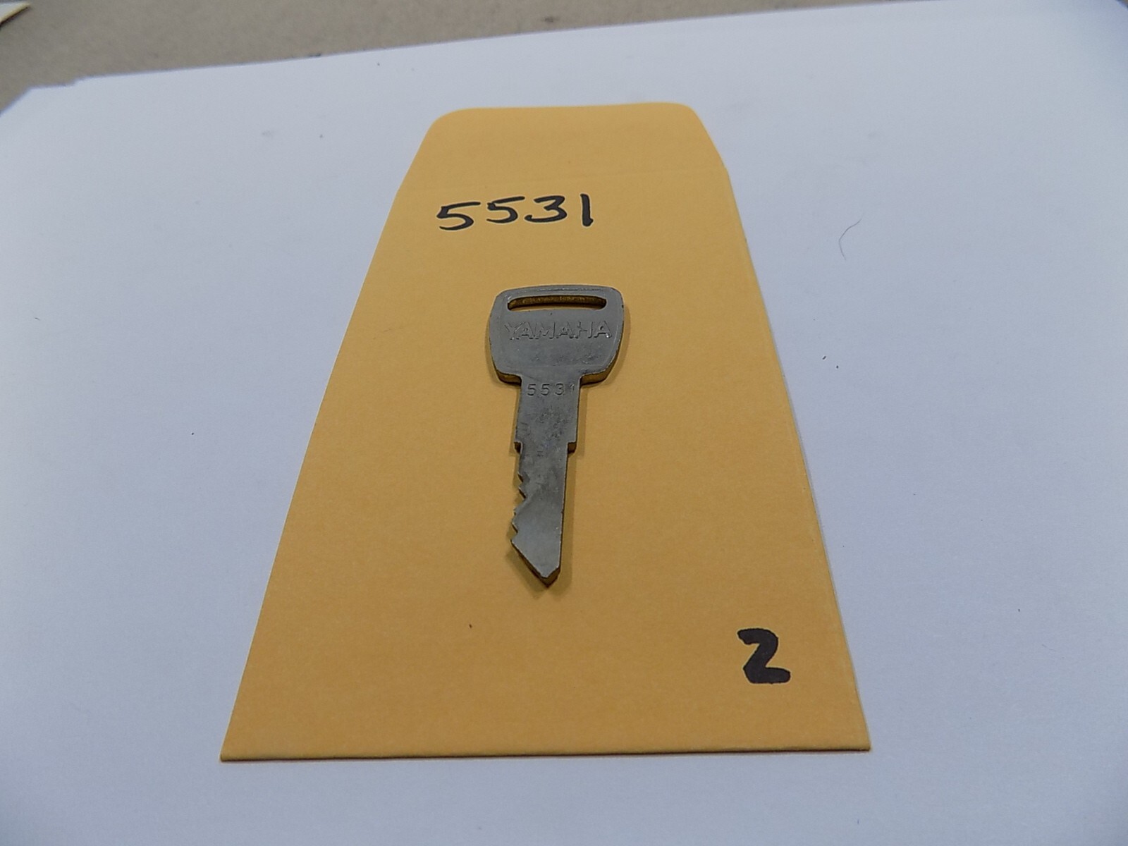 OEM NOS ORIGINAL YAMAHA MOTORCYCLE PRE-CUT KEY / # 5531 | eBay