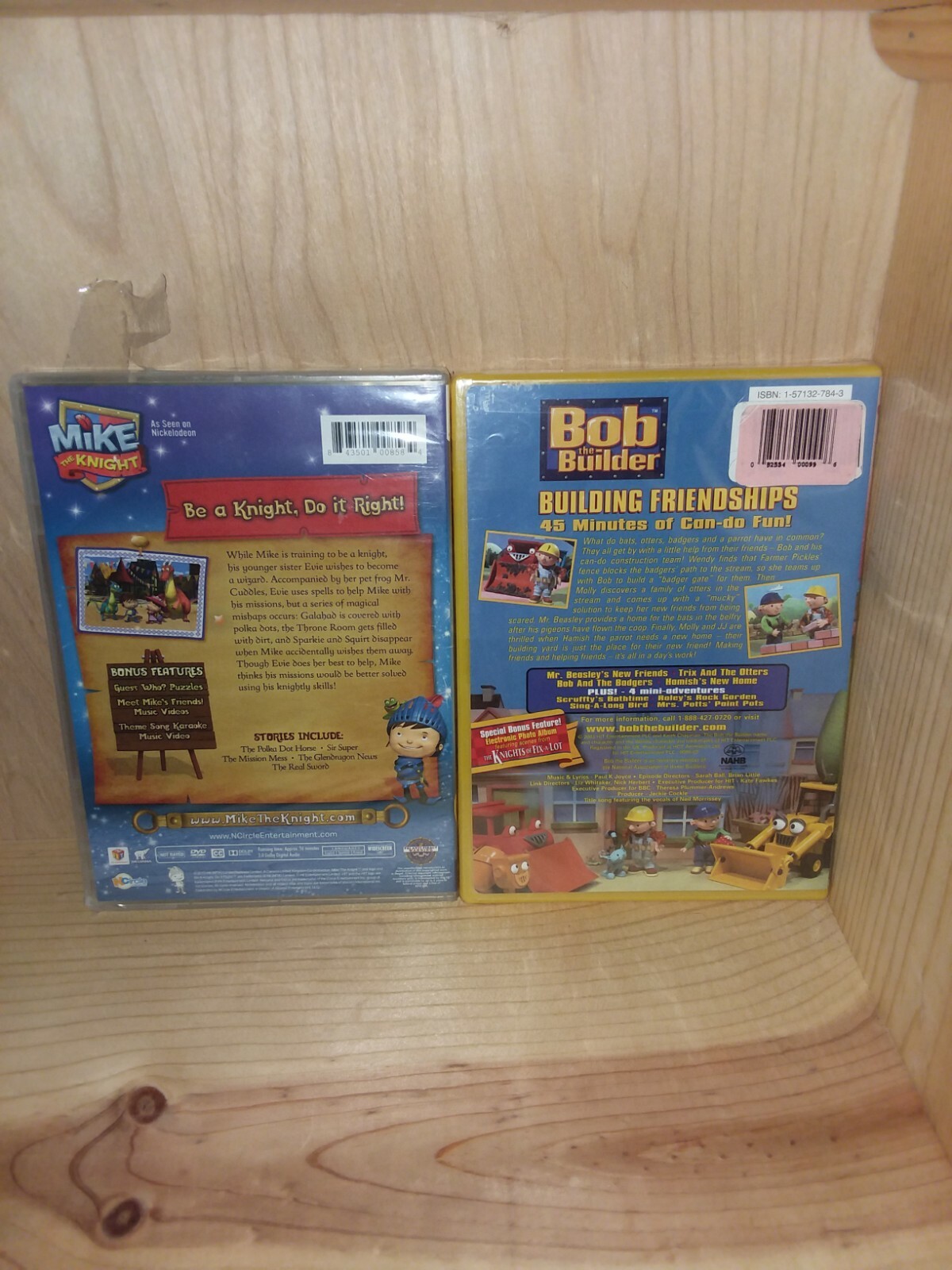 Lot Of 2 Children DVDs Bob The Builder Building Friendships & Mike The ...