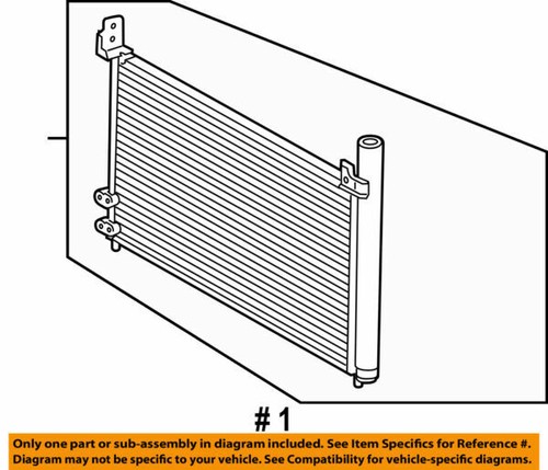 88460-47150 Toyota Condenser assy, w/receiver 8846047150, New Genuine ...
